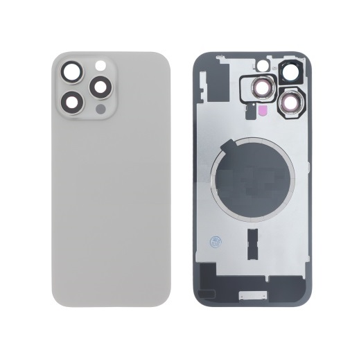 Inlocuire Capac sticla spate iPhone 16 Pro Max, Natural Titanium | RemoGSM